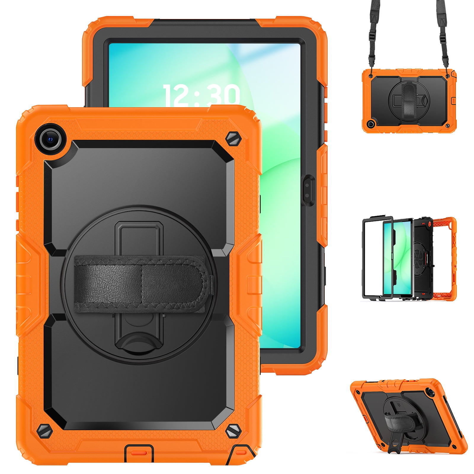Rugged Case for Samsung Galaxy Tab A11+ SM-X230 2025/A9+ Plus SM-X210 ...