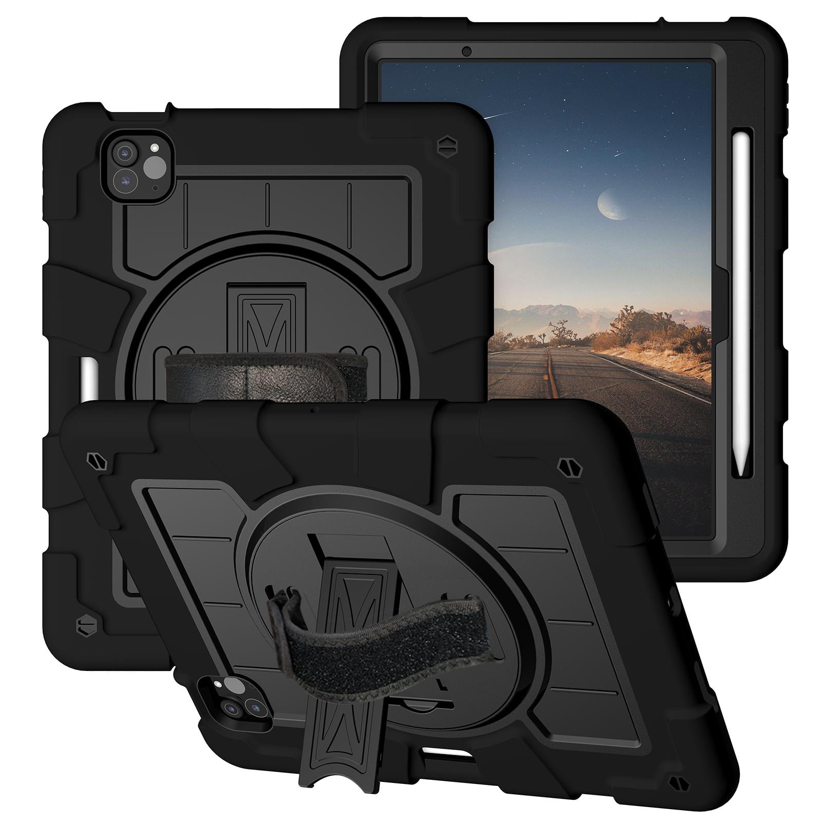 Rugged Case for iPad Air 11 Inch 2024 A2902/A2899/A2900, Heavy Duty ...