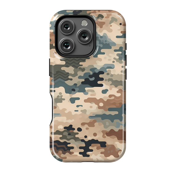 Rugged Earth Tones Camo Pattern for Outdoor Enthusiasts Tough Case for ...