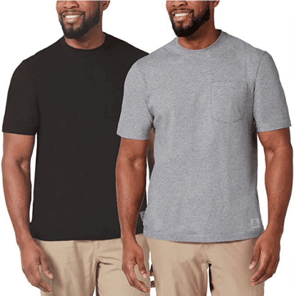 Rugged Elements Heavyweight Men's 2-Pack Comfort Fit Short Sleeve Work ...