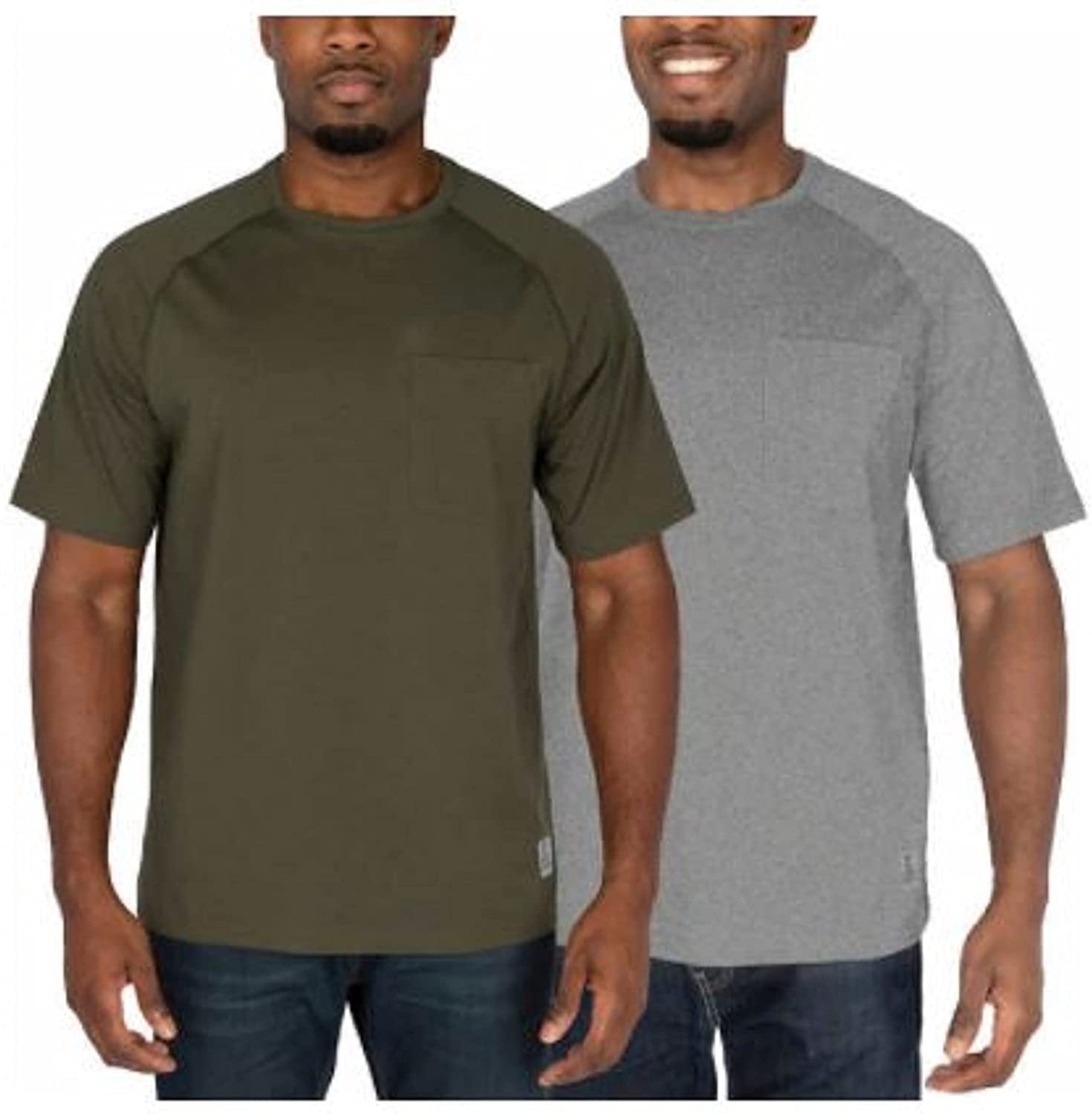 Rugged Elements Mens Work Tee, 2-pack - Walmart.com