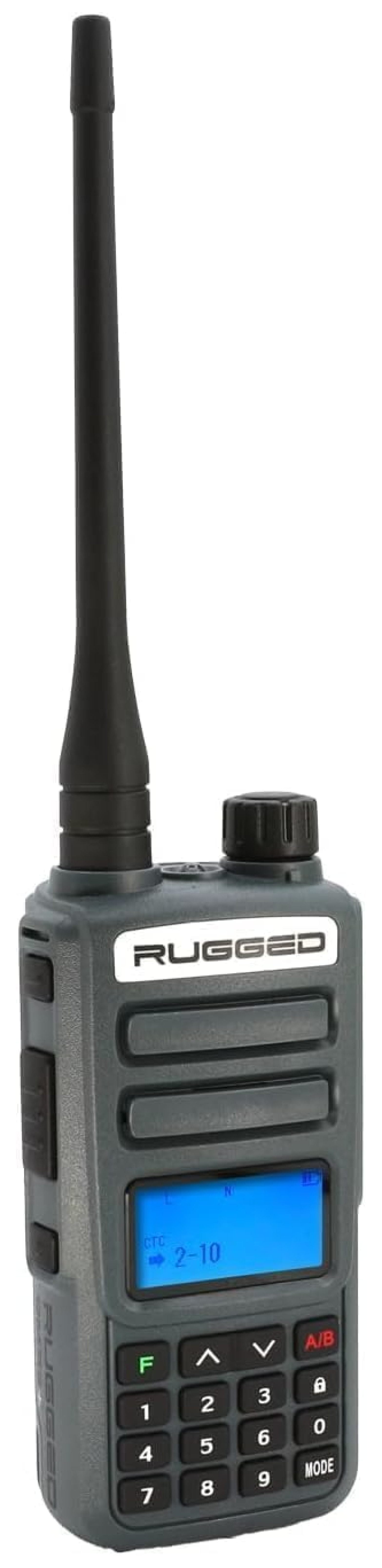 Rugged GMRS Two Way Handheld Radio Walkie Talkie for Hiking Camping ...