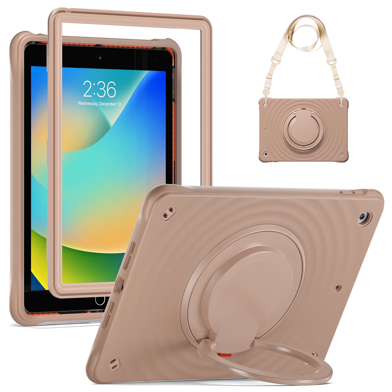 Rugged Kid Proof Case for iPad 9th/8th/7th Generation, Heavy Duty ...