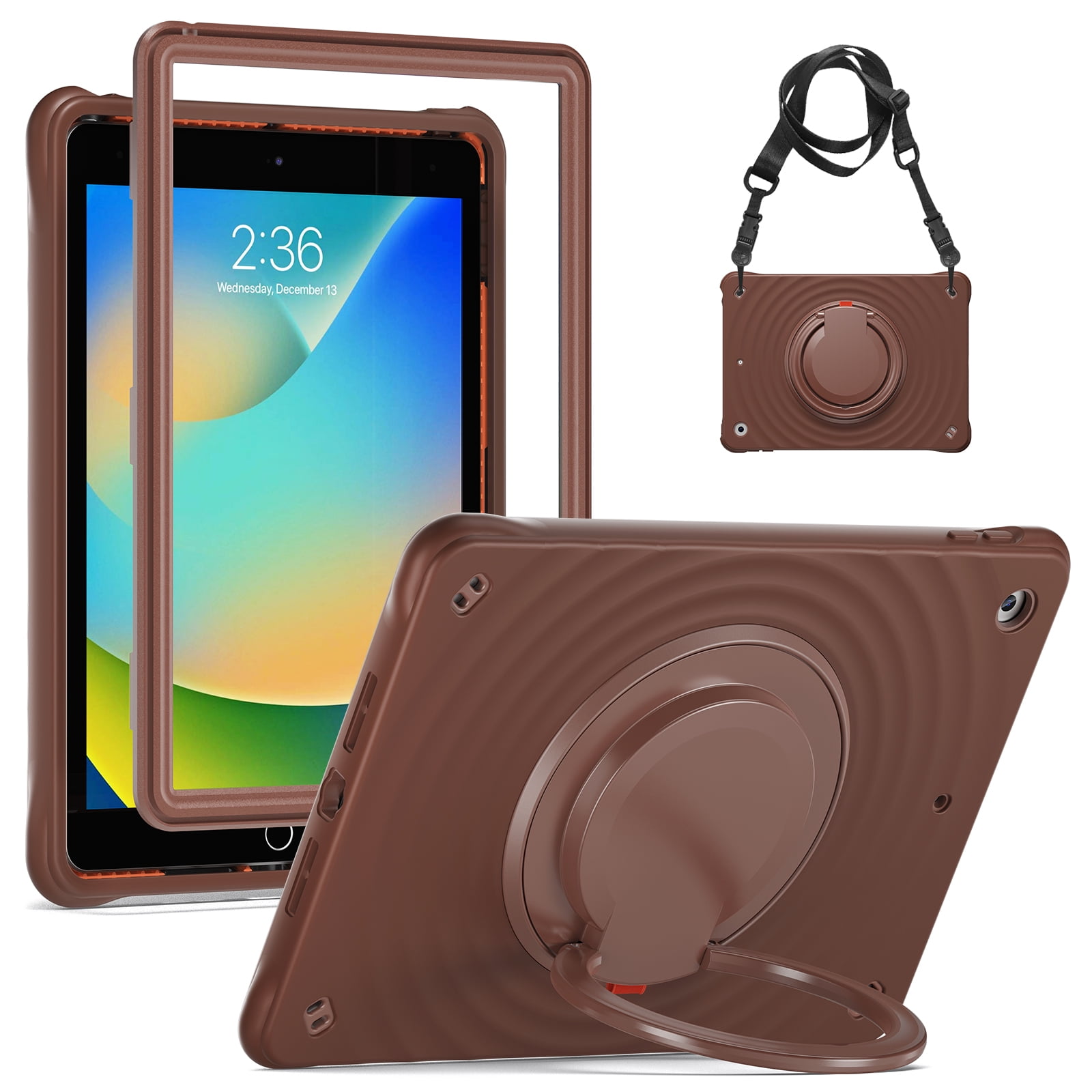 Rugged Kid Proof Case for iPad 9th/8th/7th Generation, Heavy Duty ...