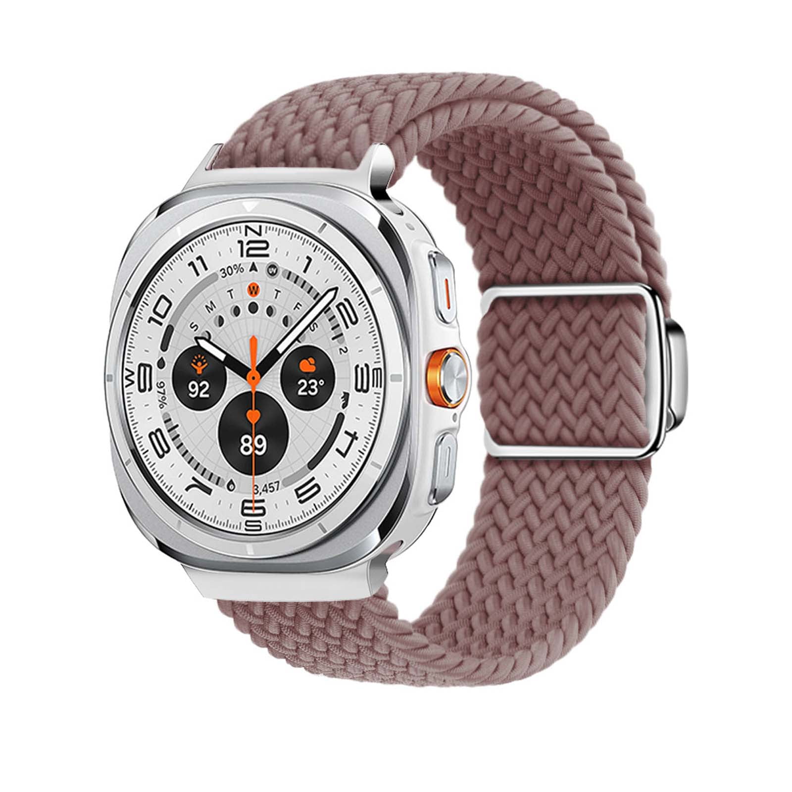 Rugged Magnetic Nylon Band Compatible with Samsung Galaxy Watch 7 Ultra ...