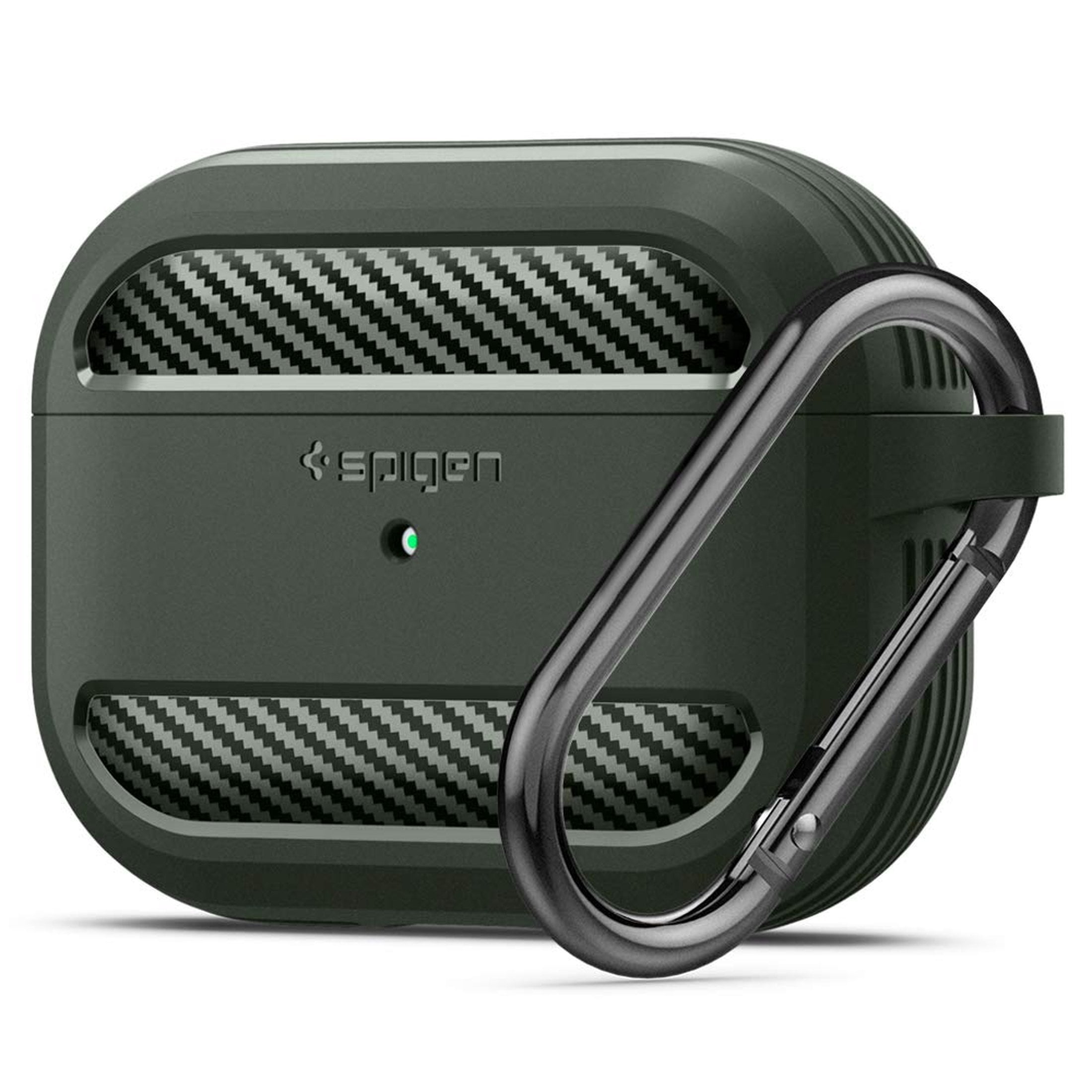 Rugged Military Green AirPods Pro Case with Keychain Protection ...