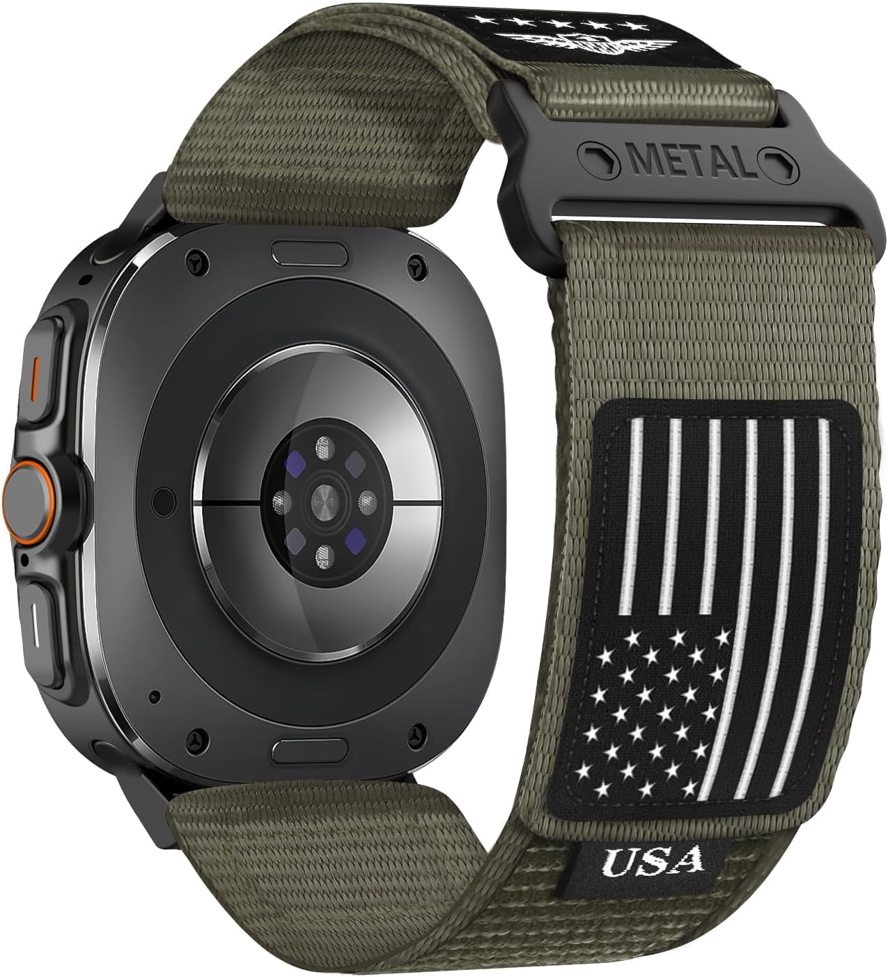 Rugged Nylon Band for Galaxy Watch Ultra Bands 47mm for Men Women,One ...