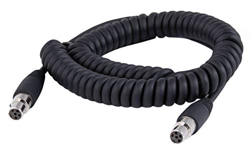 Rugged Radios CC-HSDIRECT 5-Pin to 5-Pin Headset to Intercom Coil Cord Cable - Walmart.com