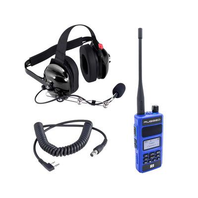 Rugged Radios CREW-R1, Radio Kit Crew Chief Spotter R1 Uhf/Vhf ...