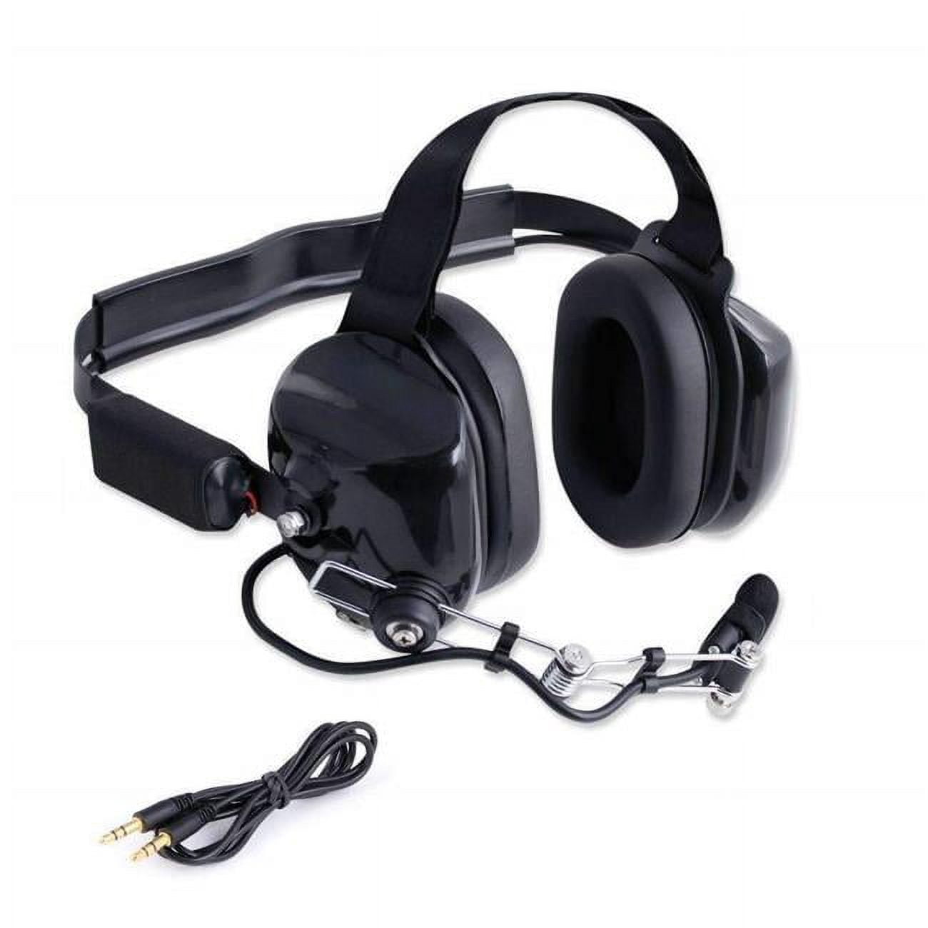 Rugged Radios RGRH80-BLK Double Talk Linkable Intercom Headset ...