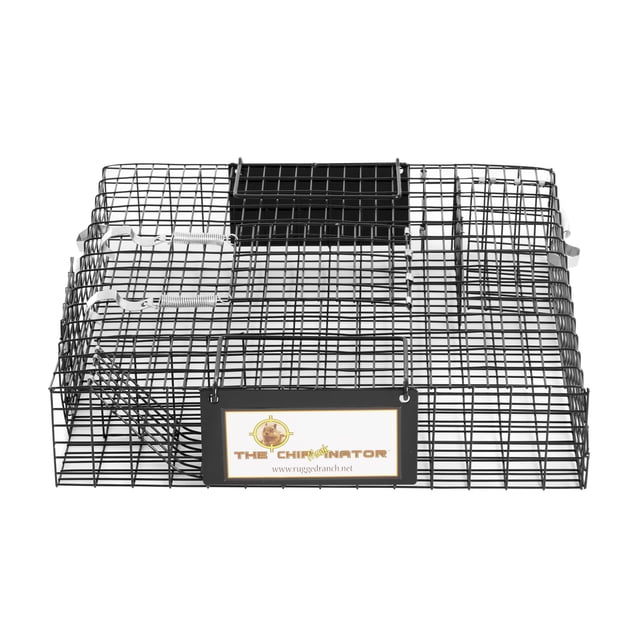 Rugged Ranch Chipmunkinator 2 Door Live Cage Trap - Metal Critter ...