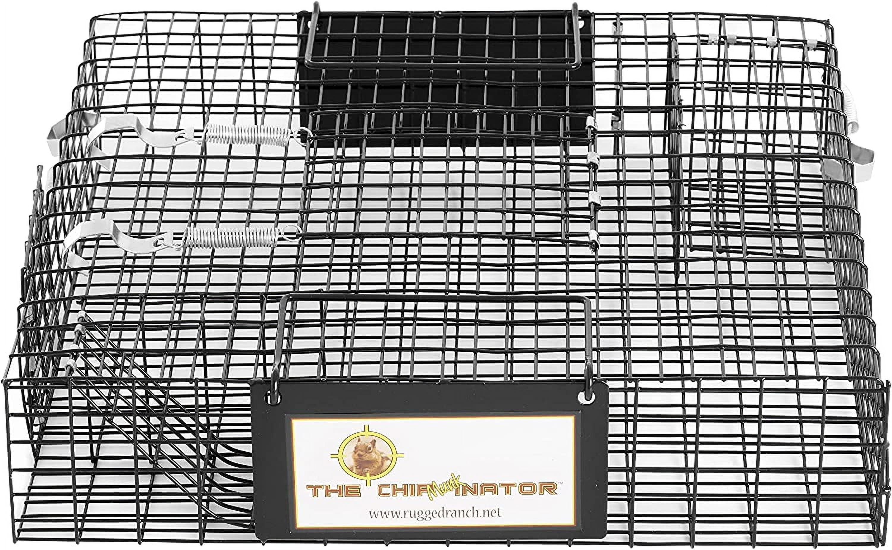 Rugged Ranch Live Chipmunk Trap, Catch & Release Cage, Large ...