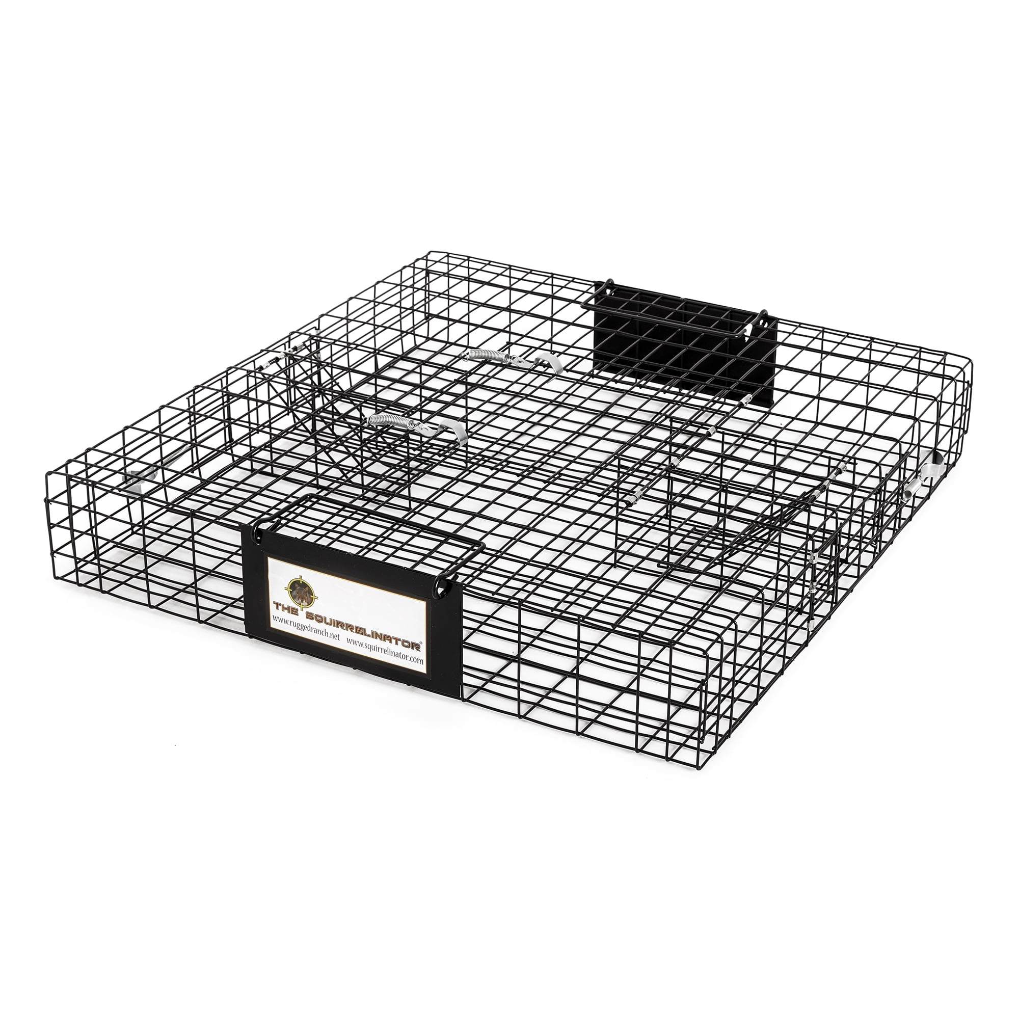Rugged Ranch Squirrel Catcher, Live Animal 2 Door Metal Cage Trap with ...