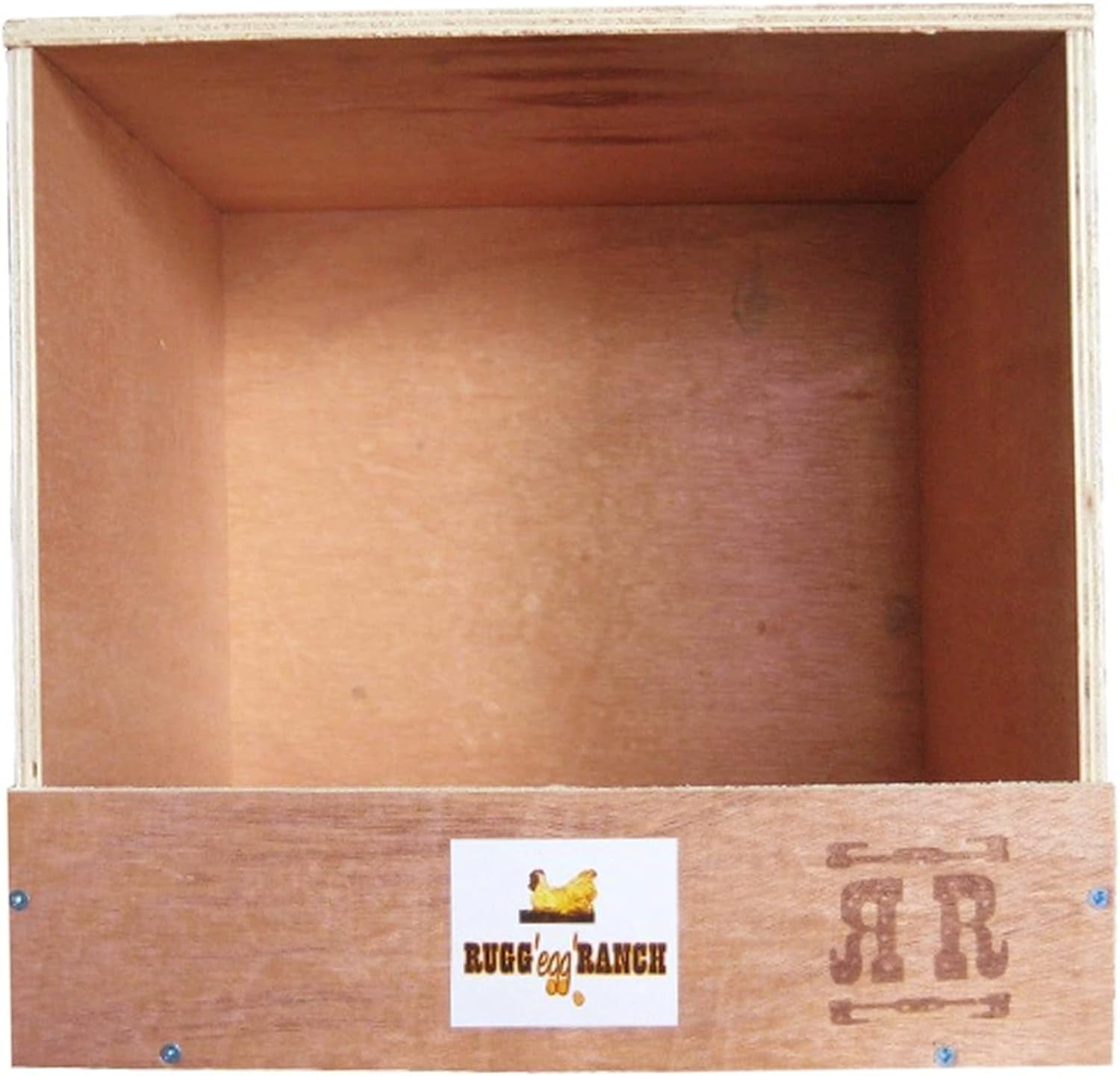 Rugged Range Products Studio 12"x12" Flat Wooden Single Compartment ...