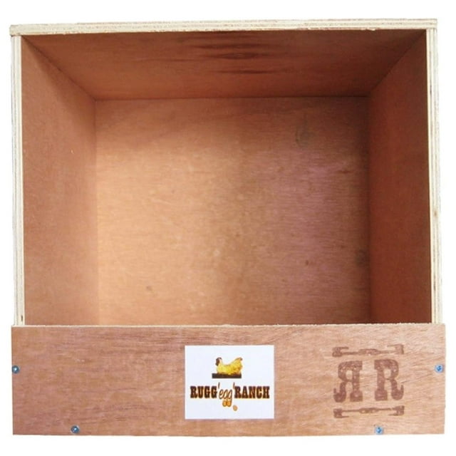 Rugged Range Products Studio 12"x12" Flat Wooden Single Compartment ...