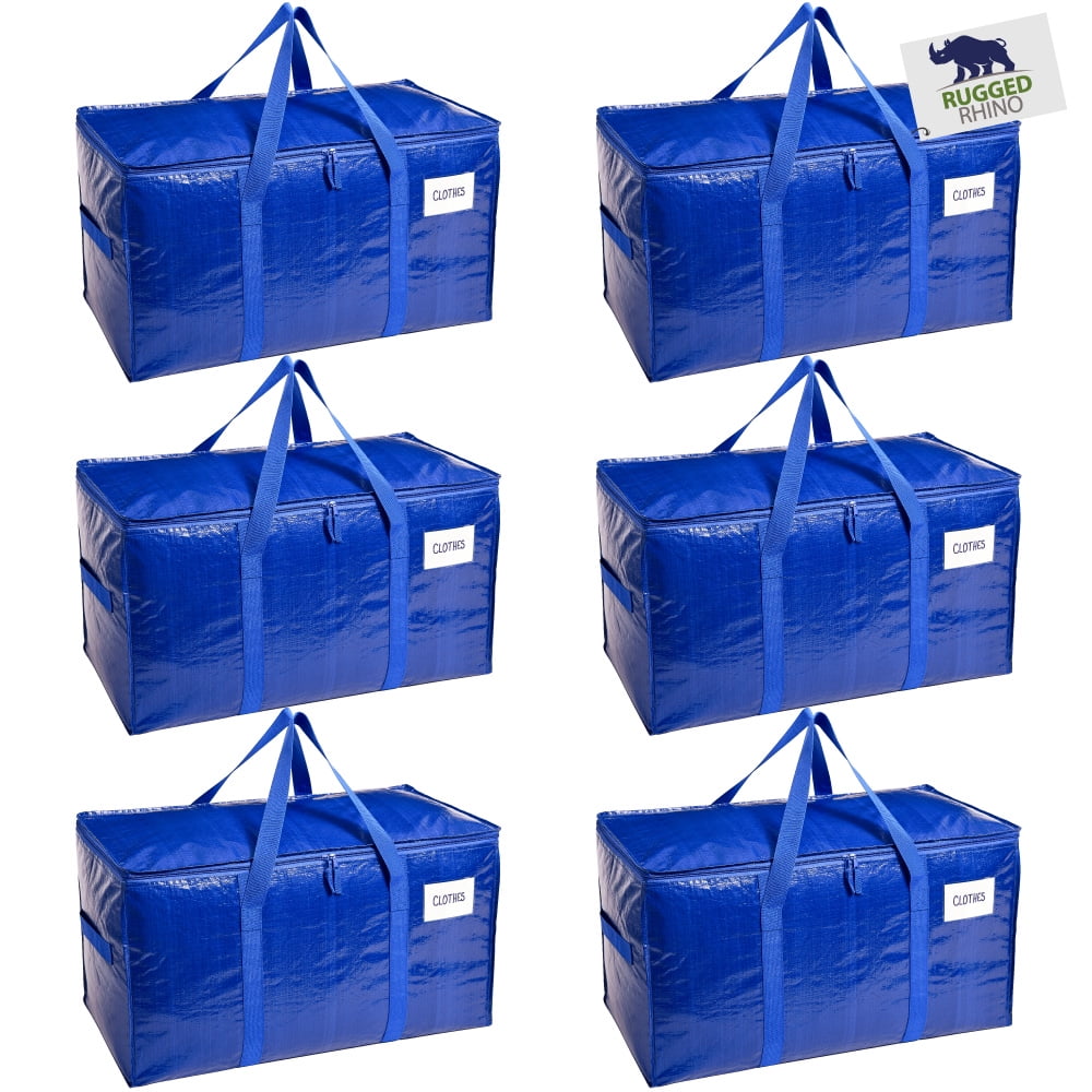 RUGGED RHINO Extra Large Moving Bags 50lb Capacity Water Puncture ...