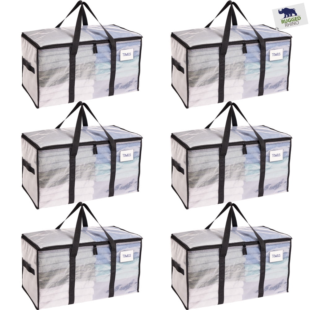 RUGGED RHINO Extra Large Moving Bags 50lb Capacity Water Puncture ...