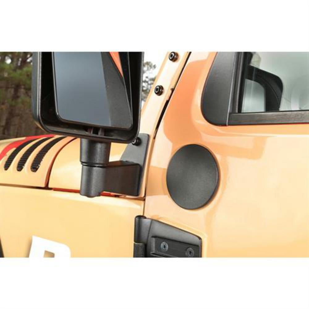 Rugged Ridge 11025.24 Trail Mirror, Rectangular; 18-21 Jeep Wrangler ...