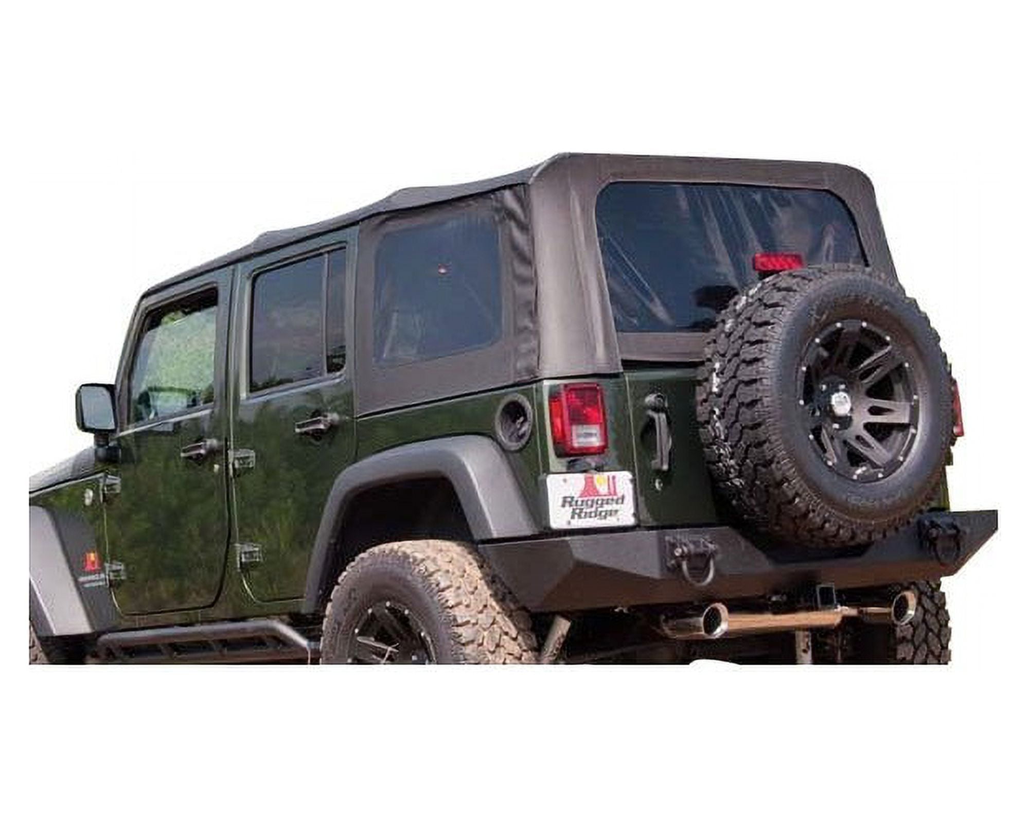 Rugged Ridge 13741.46 XHD Soft Top, Spring Assist, Khaki Diamond; 07-09 ...