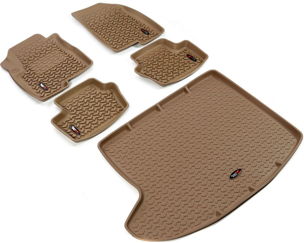 Rugged Ridge 13988.27 Floor Mats, Made of Thermoplastic Molded Floor ...
