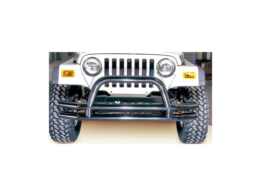 Rugged Ridge by RealTruck Dual Tube Bumper, Front for Jeep CJ/YJ/TJ ...