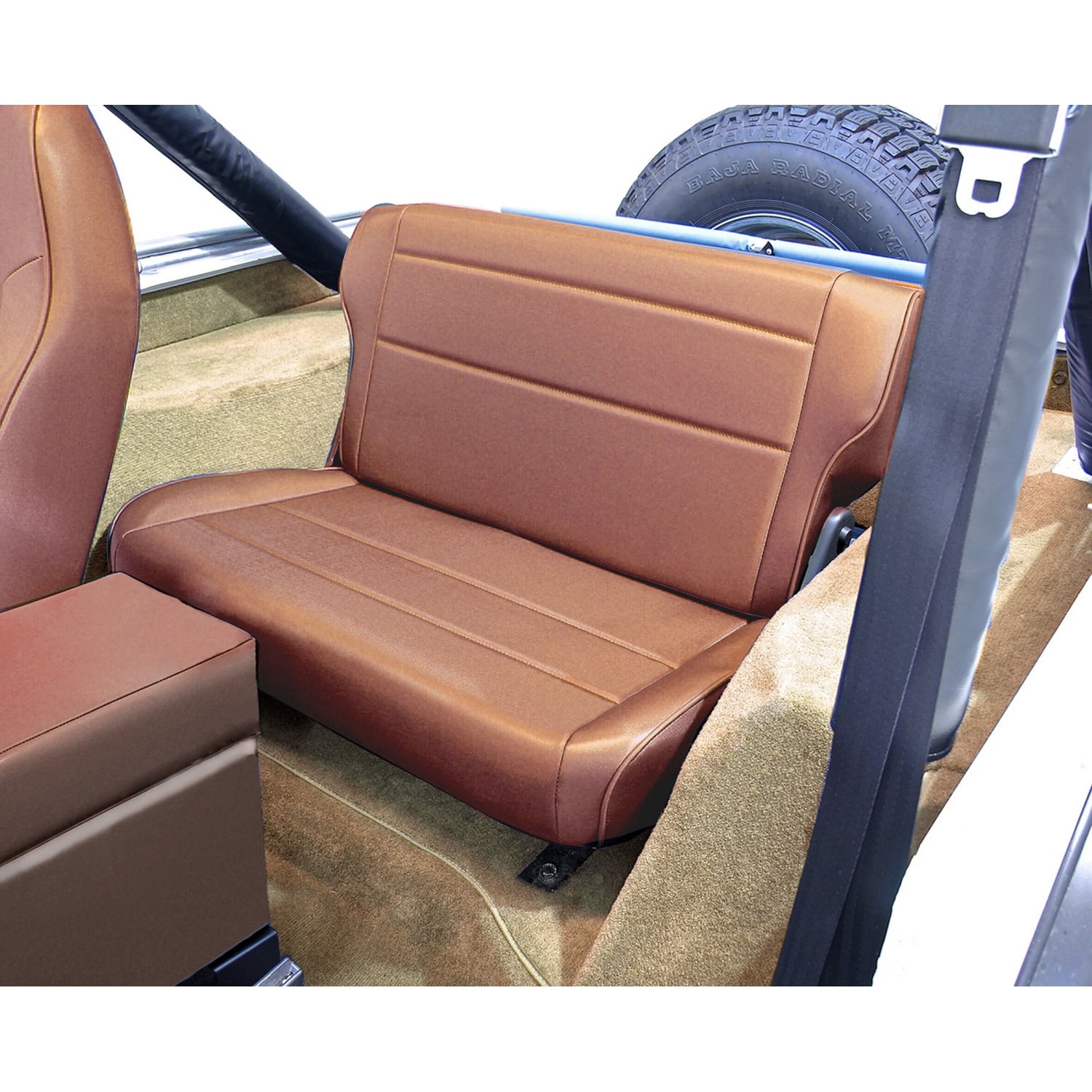 Rugged Ridge by RealTruck Fold & Tumble Seat for Jeep CJ/Wrangler YJ ...