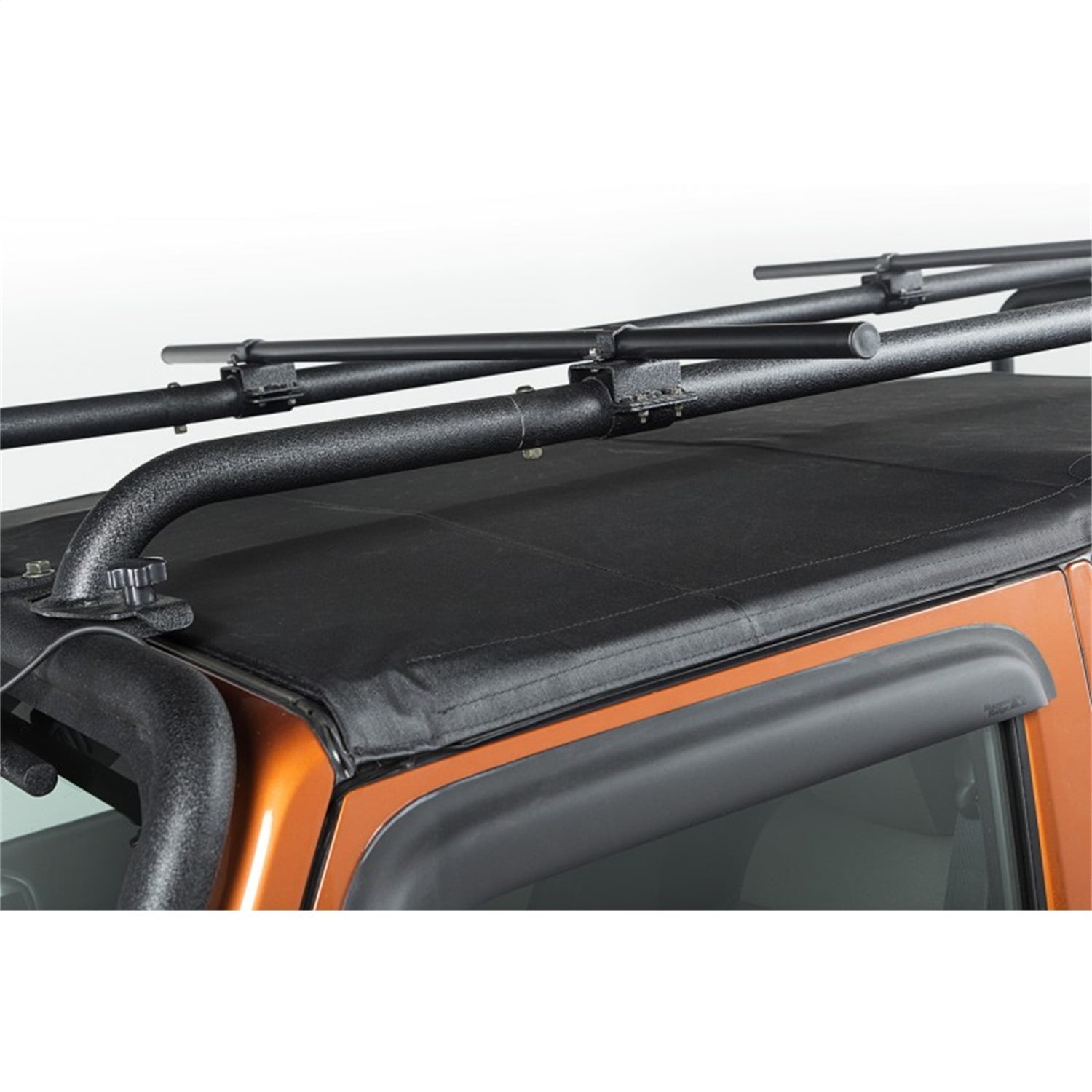 Rugged Ridge Sherpa Roof Rack Crossbars, 56.5" Steel Tubes, Black ...