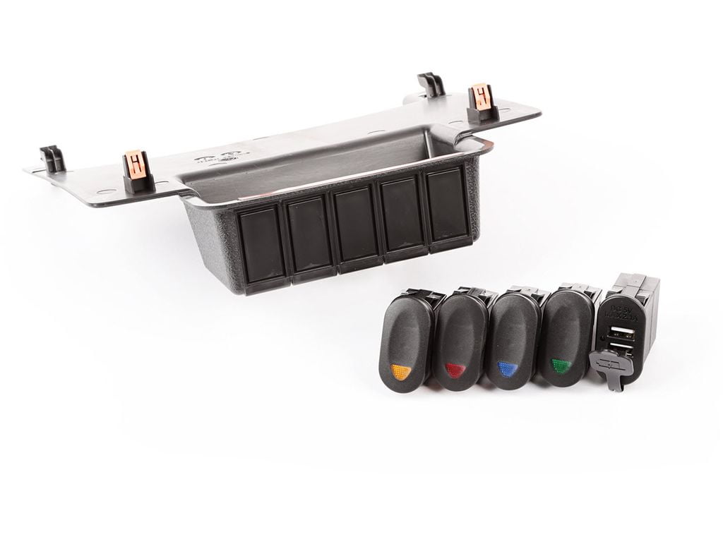 Rugged Ridge by RealTruck Switch Panel for Wrangler JK/JKU | Lower ...