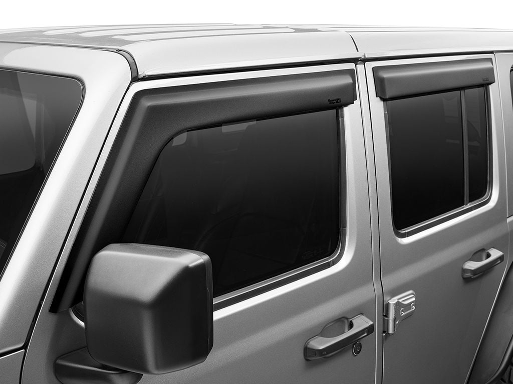 Rugged Ridge by RealTruck Window Visors for Wrangler JL & Gladiator JT ...
