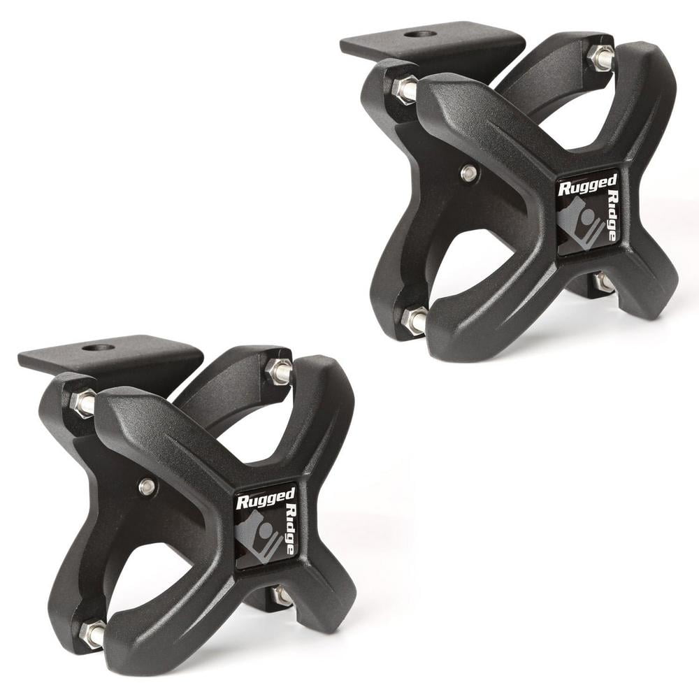 Rugged Ridge X-Clamps 1.25-2 Inches (Black) - 11031.21 - Walmart.com
