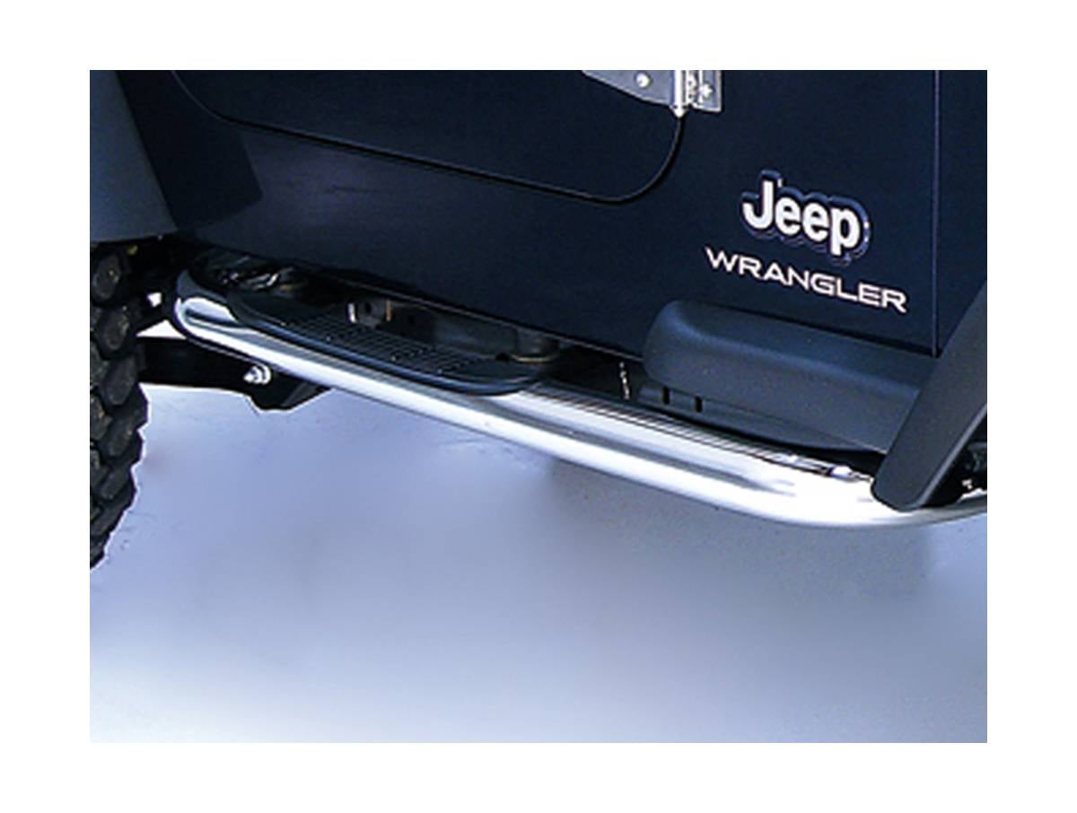 Rugged Ridge by RealTruck 3" Tube Side Steps for Wrangler TJ ...