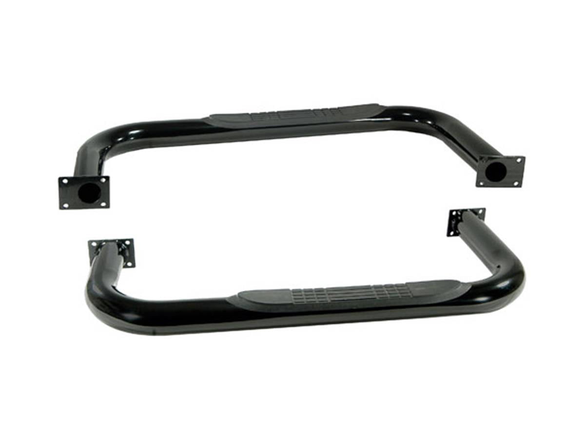 Rugged Ridge by RealTruck 3" Tube Side Steps for Wrangler YJ | Gloss ...