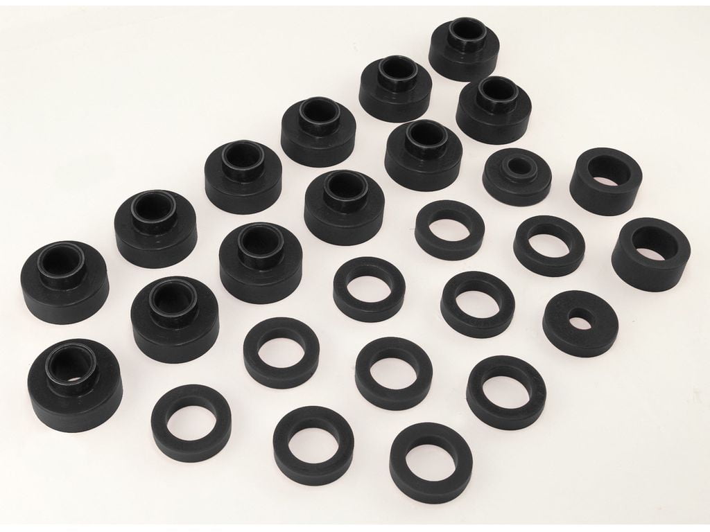 Rugged Ridge by RealTruck Body Mount Kit for Jeep CJ | 26-Pieces, Black ...