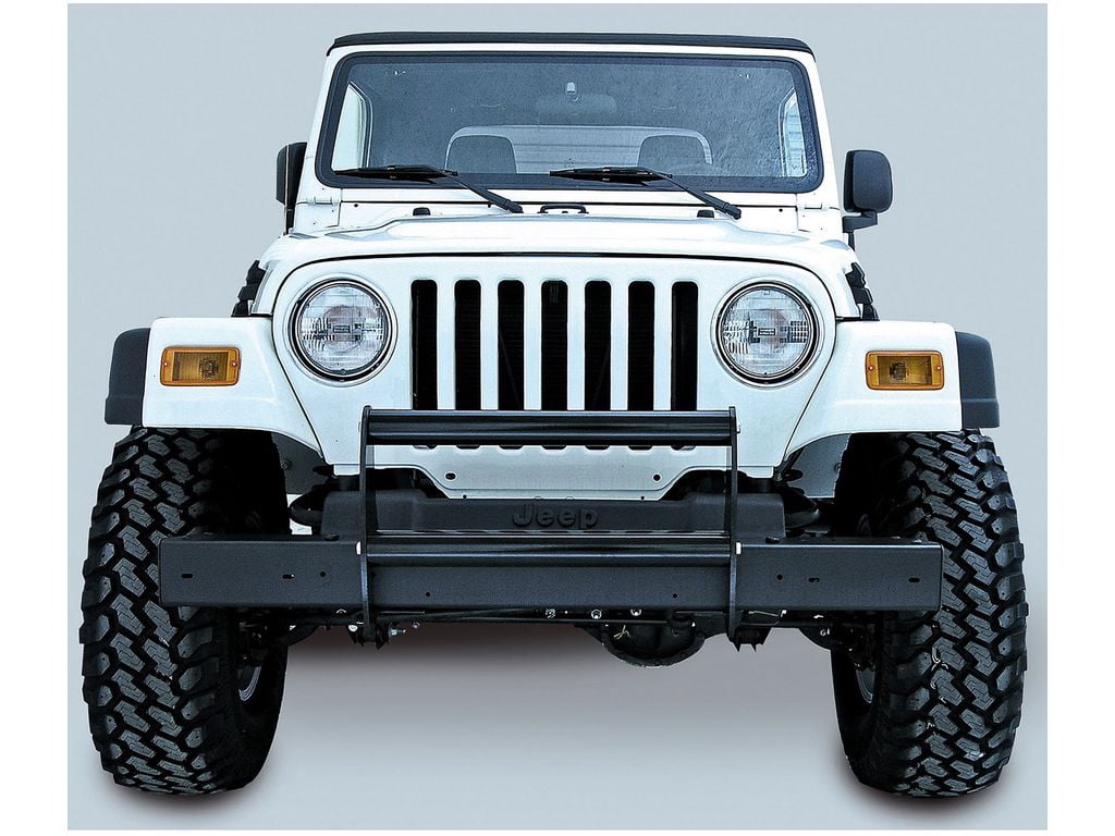 Rugged Ridge Brush Guard Gloss Black 97-06 Jeep Wrangler - Walmart.com
