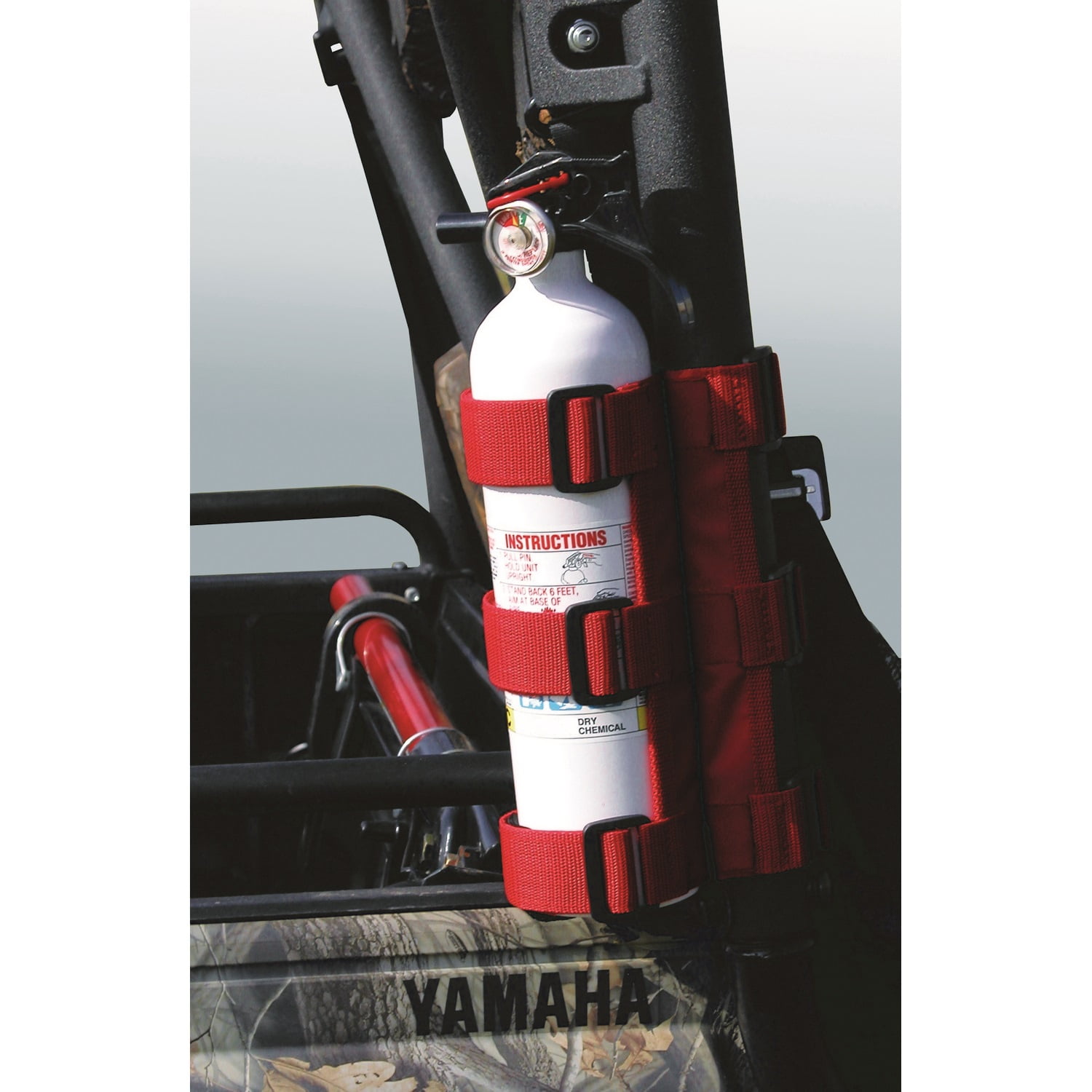 Rugged Ridge 63305 20 Fire Extinguisher Holder Red 1 Inch 3 Inch Tubes ...