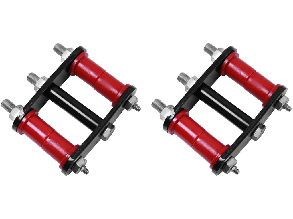 Rugged Ridge by RealTruck Leaf Spring Shackle Kit for Jeep CJ | Rear ...