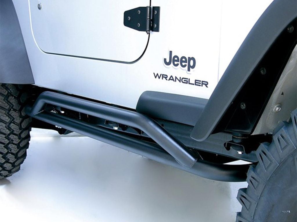Rugged Ridge by RealTruck RRC Rocker Guards for Wrangler YJ/TJ | Black ...