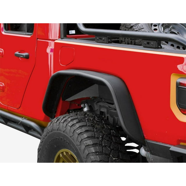 Rugged Ridge by RealTruck Tube Fenders for Gladiator JT | Black | 11615 ...