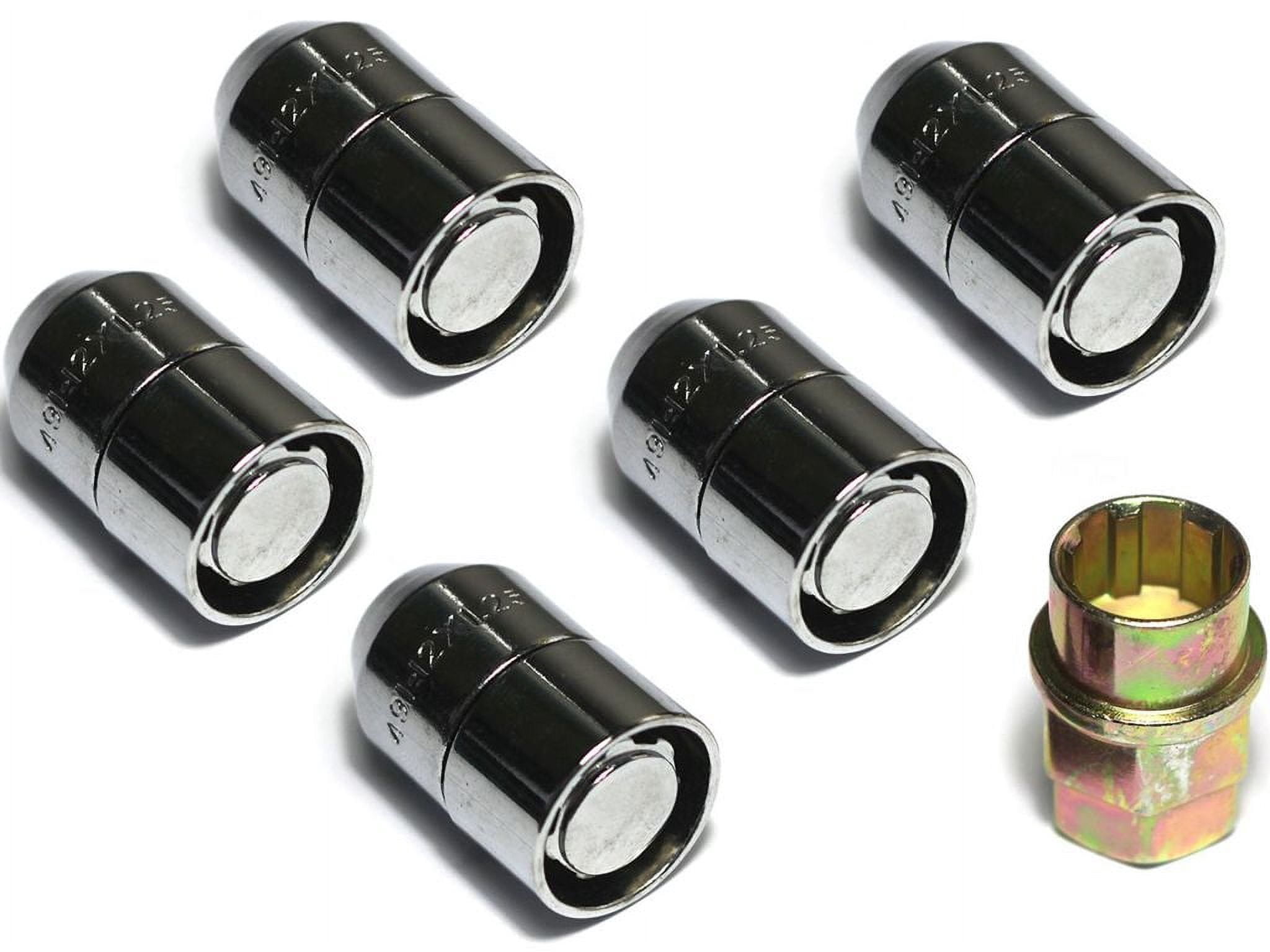 Rugged Ridge by RealTruck Wheel Lug Nut Lock Kit | 5 Piece, 1/2 -20 ...