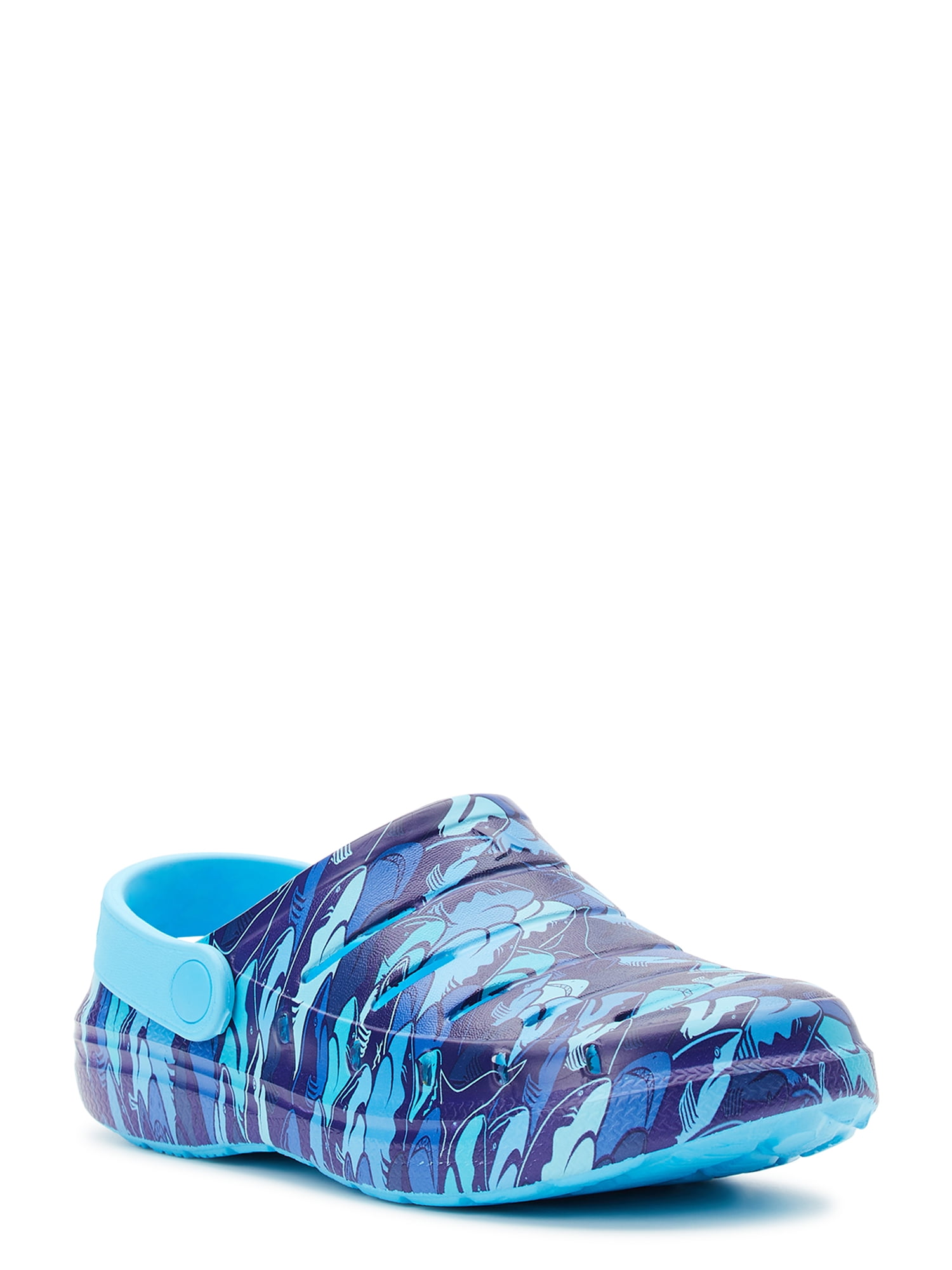 Rugged Shark Little and Big Kids Shark Week Clog Shoes, Sizes 10-4 ...