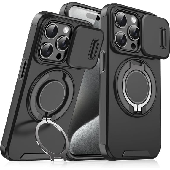 Rugged Shockproof Case for iPhone 17 Pro/17 Pro Max with Slide Camera ...