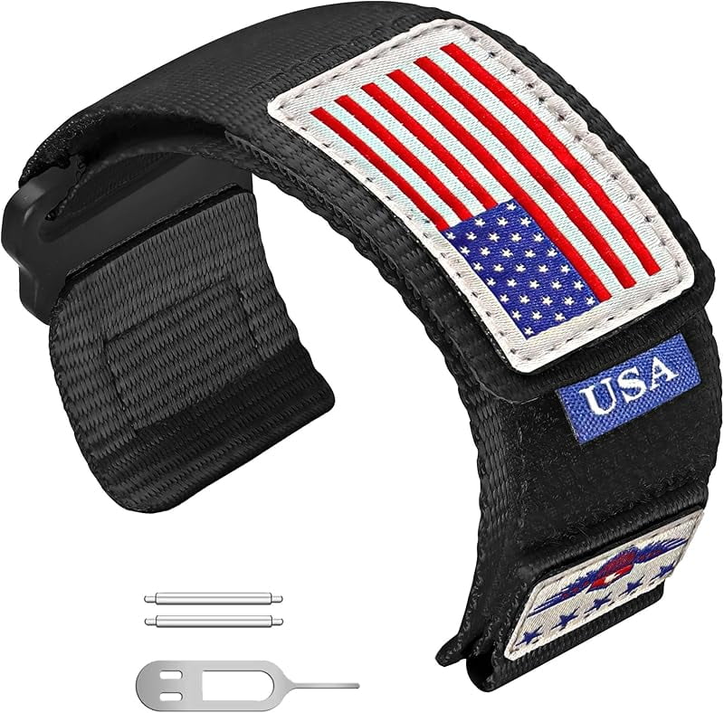 Rugged Tactical Nylon Watch Band for Garmin Instinct/Instinct 2 Solar ...