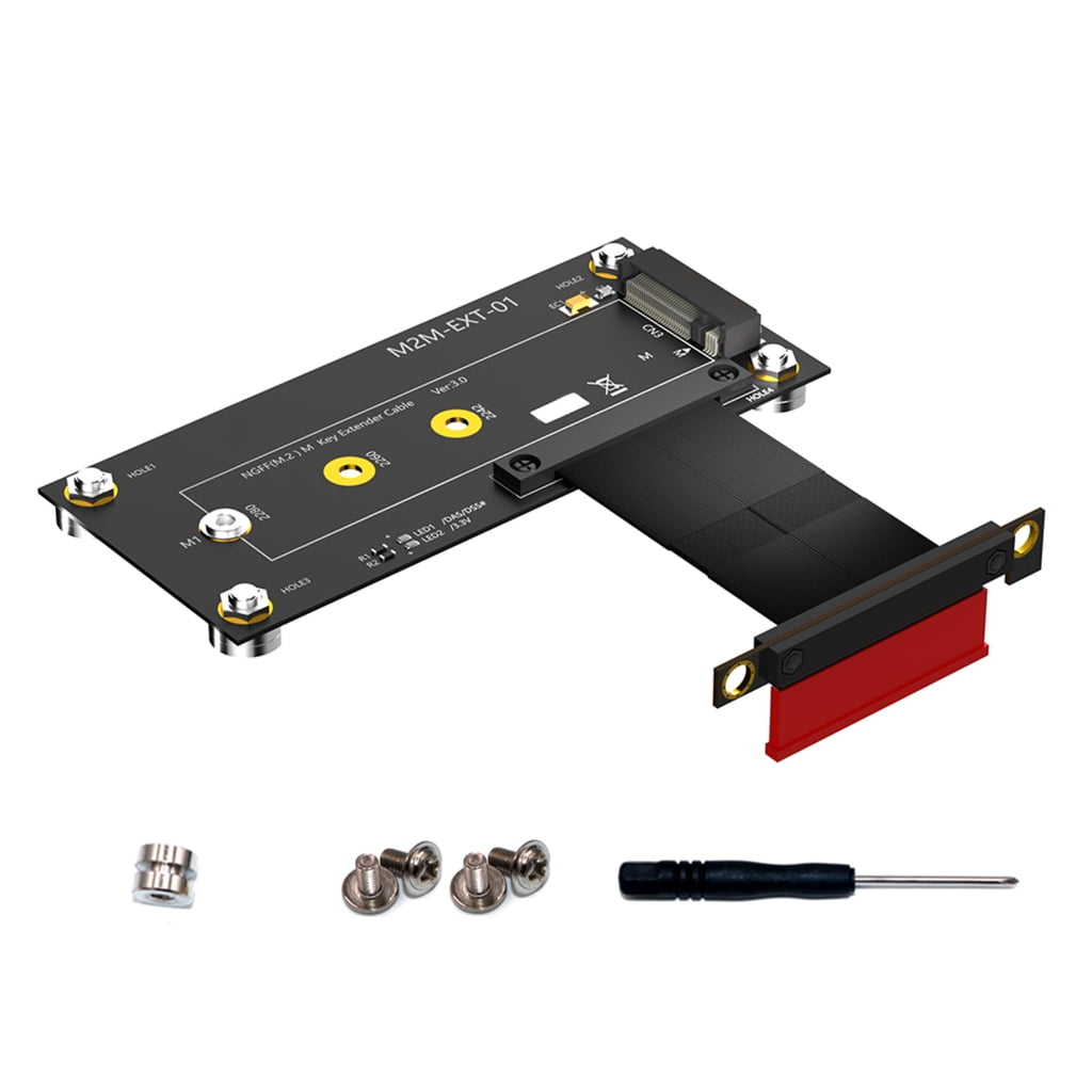 Ruggeds PCIe 4X to NGFFs M.2 NVME MKey SSDs Adapters Cable Adapters ...