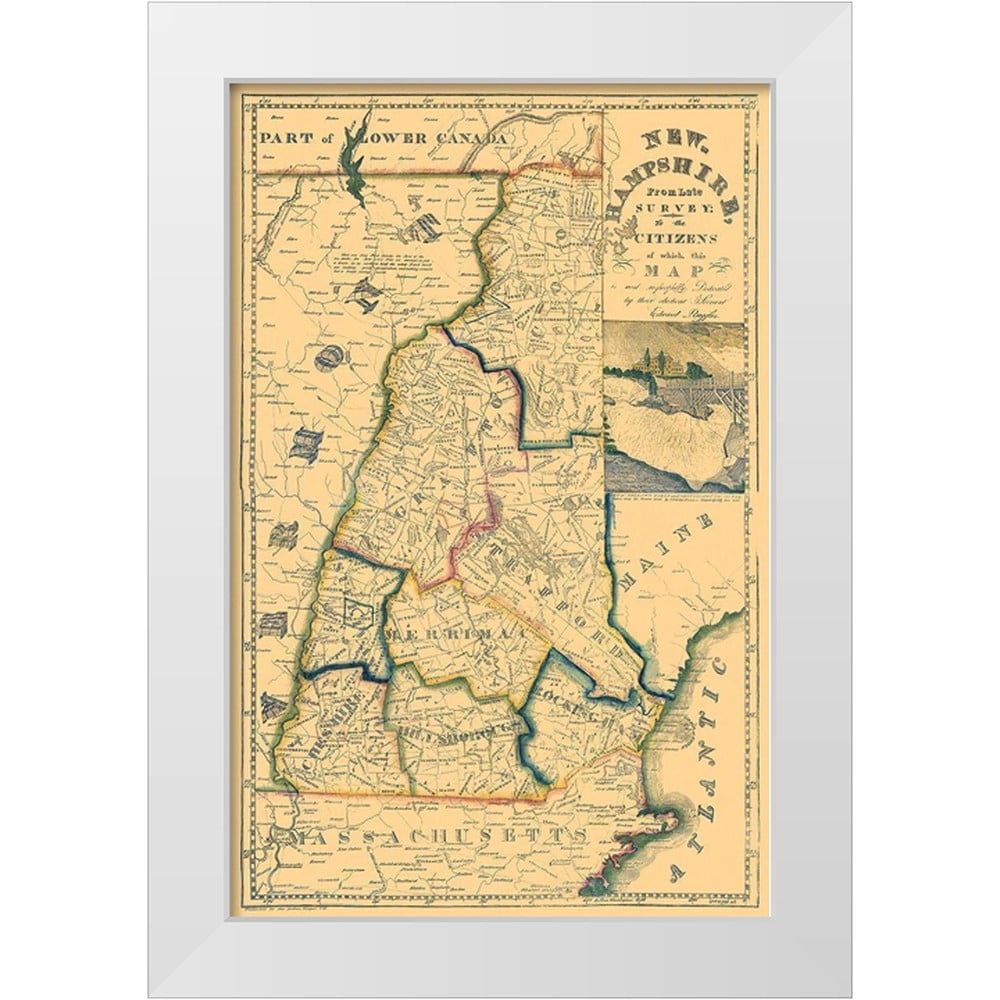 Ruggles 22x32 White Modern Wood Framed Museum Art Print Titled - New ...