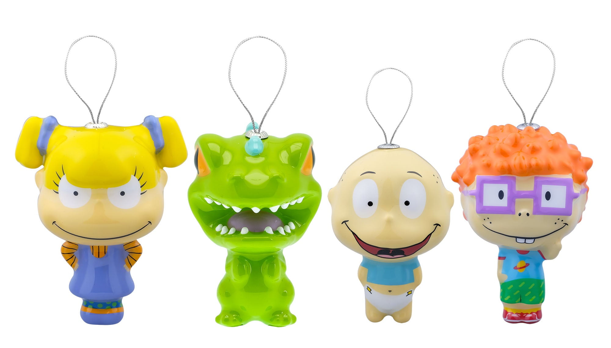 Rugrats Angelica, Tommy, Chuckie, and Reptar Tree Ornaments 4ct ...