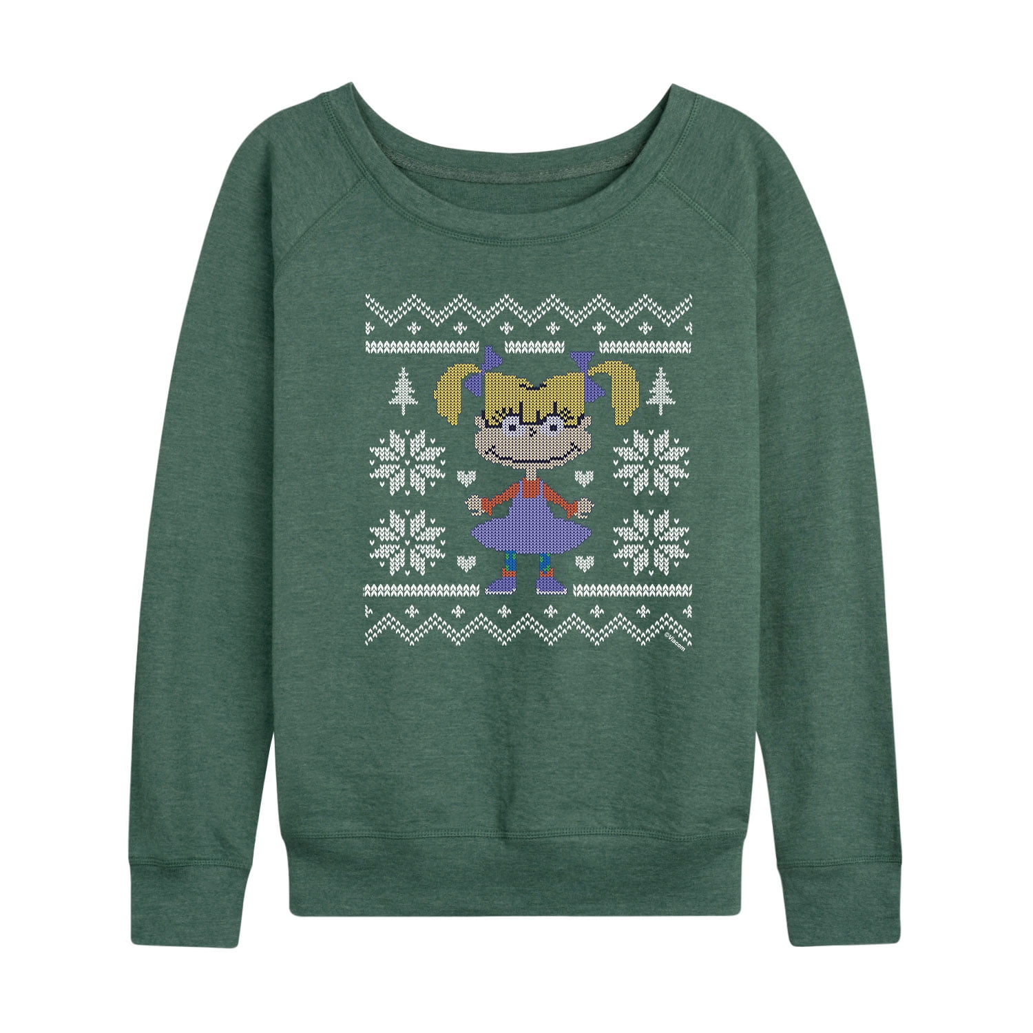 Rugrats - Angelica Ugly Sweater - Women's Lightweight French Terry Long ...