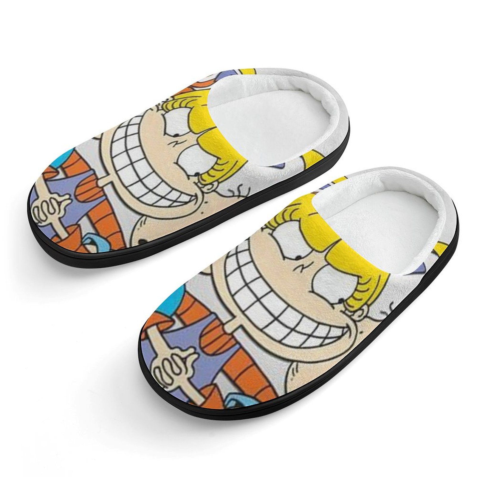 Rugrats Animated Winter Plush Slippers for Boys Girls Soft Warm Cotton ...