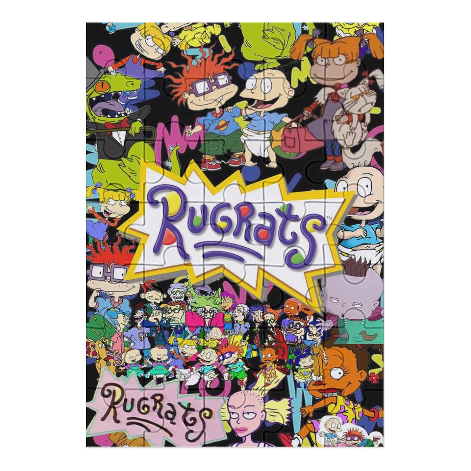 Rugrats Animated Wooden Puzzle Home Decoration Interlocking Jigsaw ...