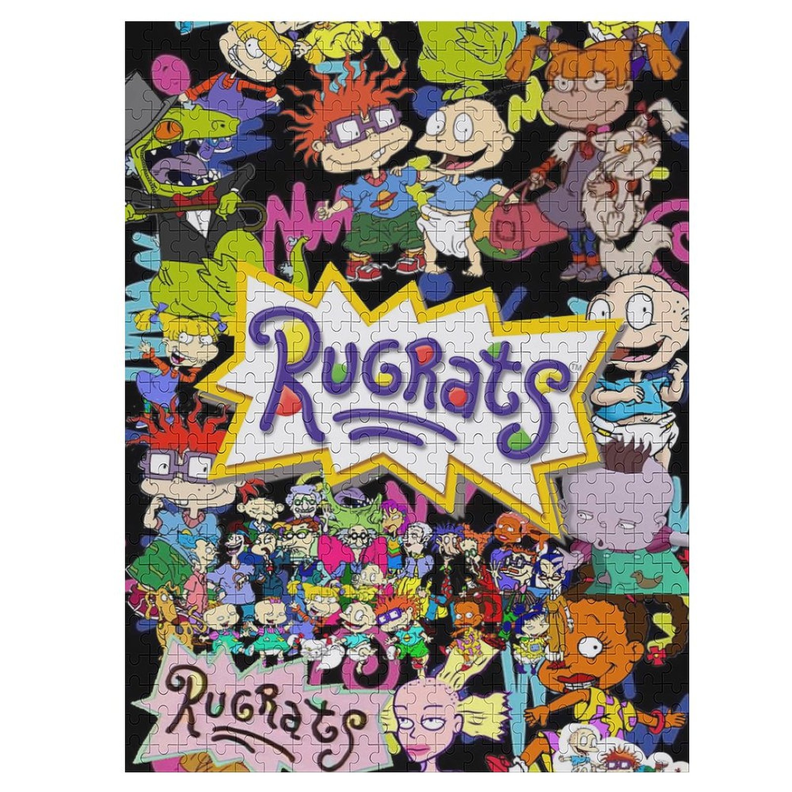 Rugrats Animated Wooden Puzzle Home Decoration Interlocking Jigsaw ...