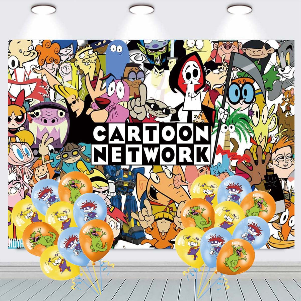Rugrats Backdrop Balloons Banner Party Decorations Taspestry Wall Decor ...